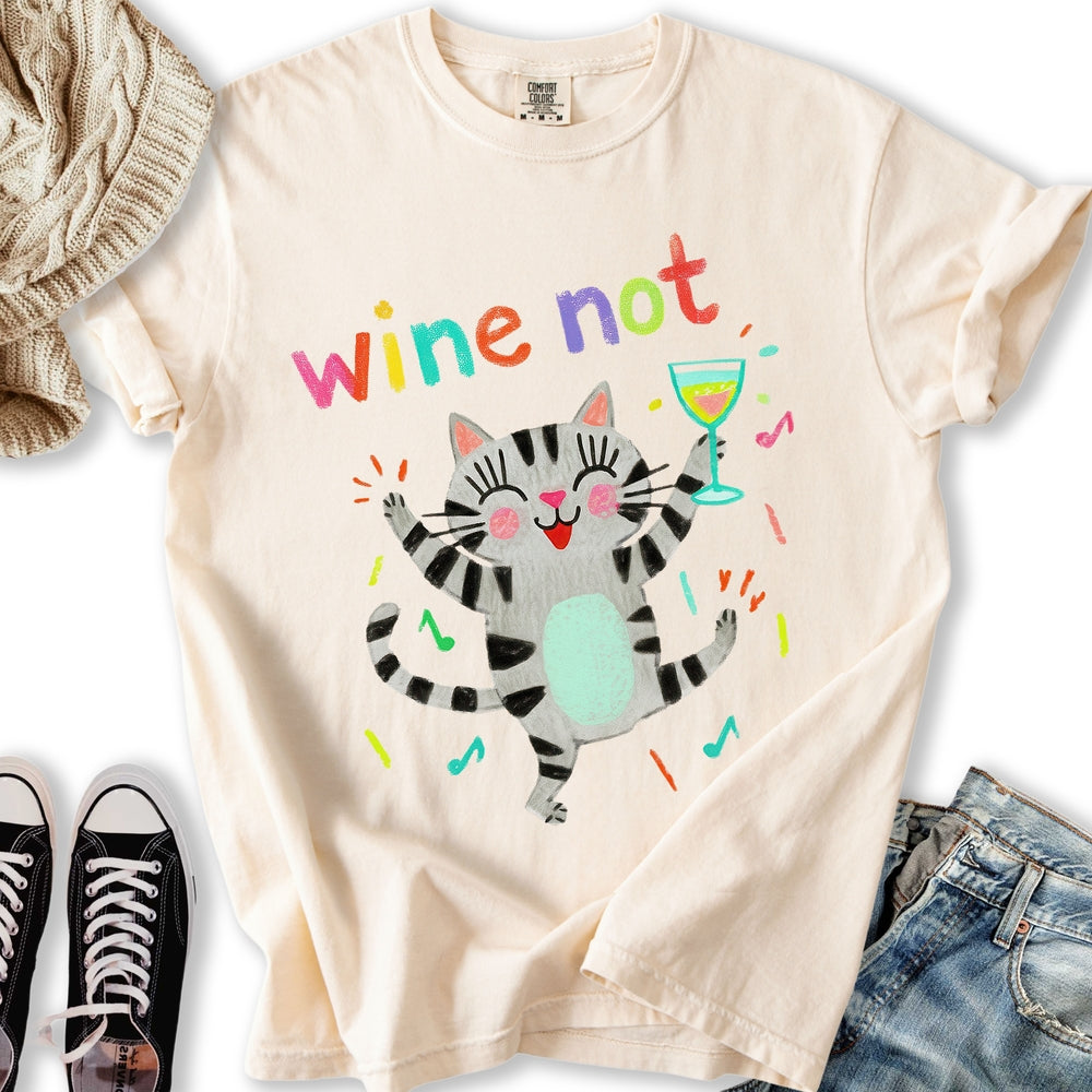 Wine Not Crayon T-Shirt – Guts Tees
